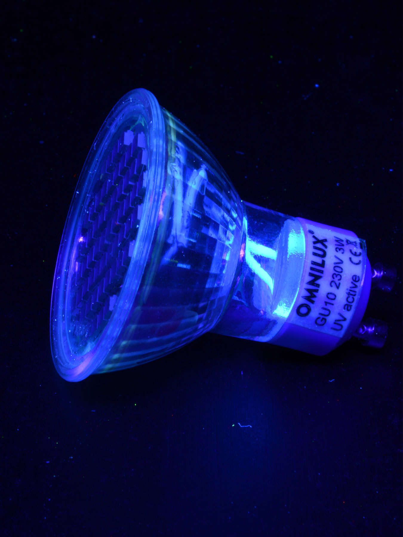 OMNILUX Schwarzlicht SMD-LED-Lampe mit 60SMD-LEDs GU10